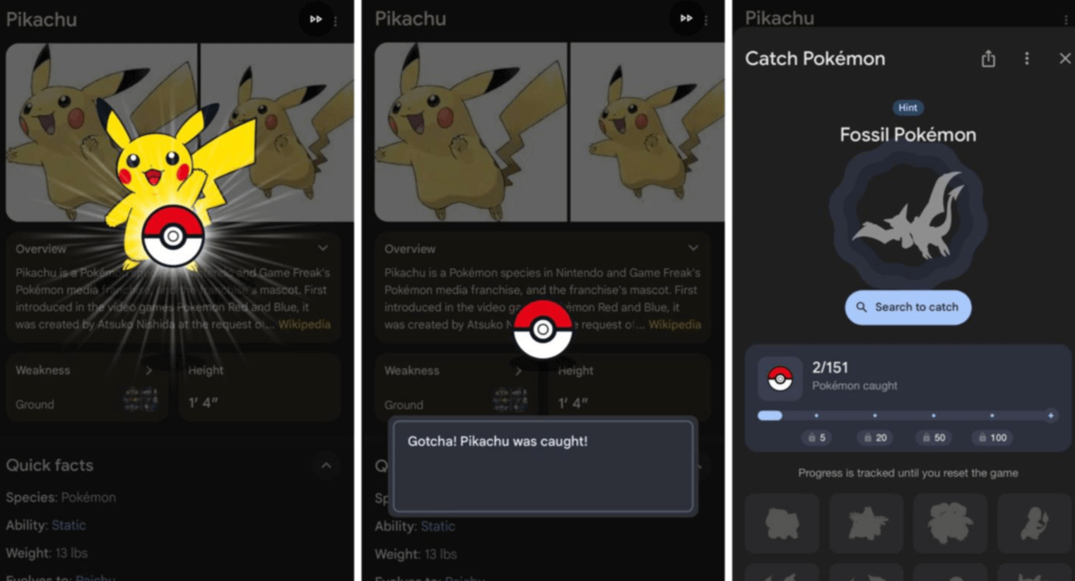 Google lanza su propia Pokédex interactiva: Capturar Pokémon originales ...